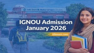 IGNOU Admission January 2026 – Apply Online for ODL & Online Programmes ...